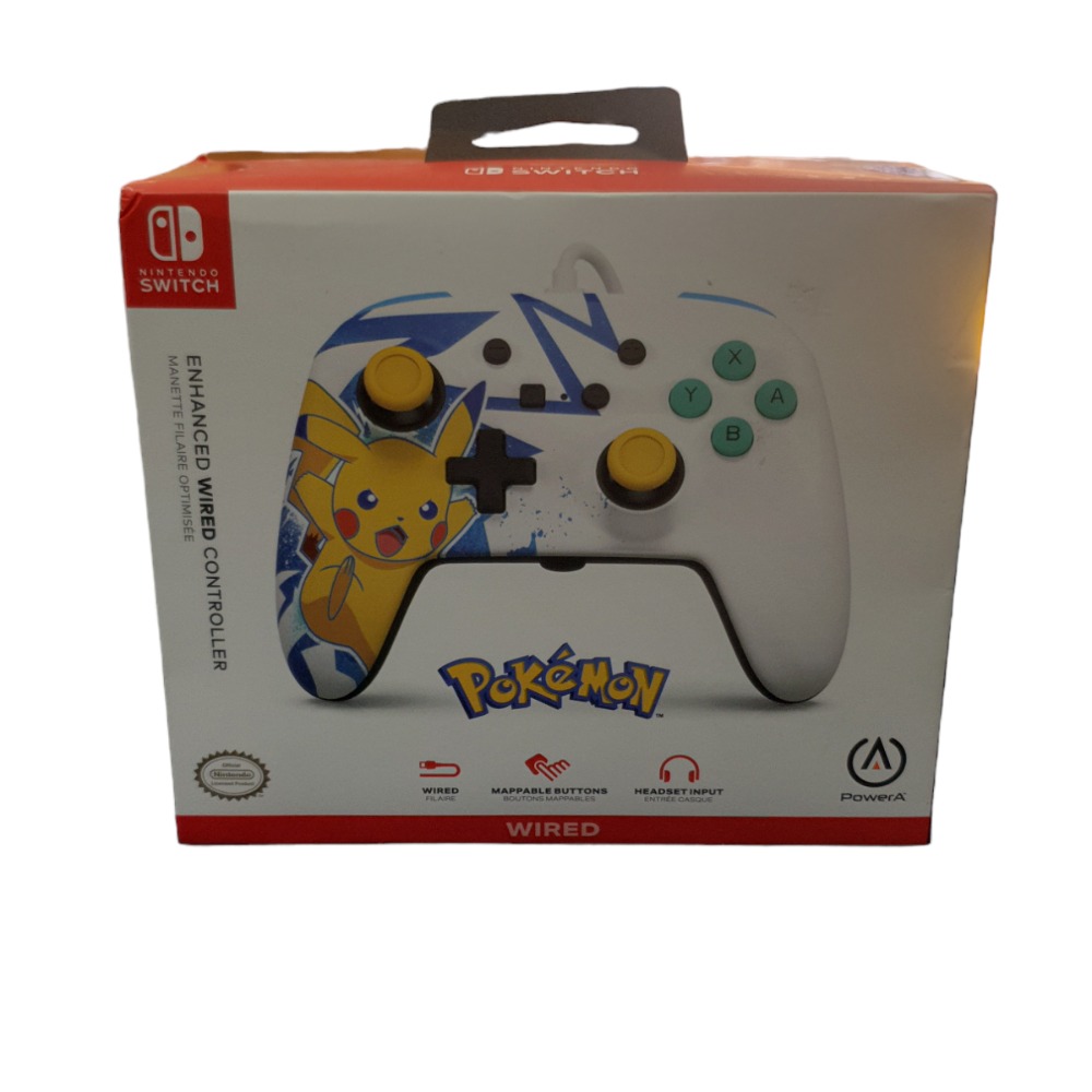 PowerA Pokemon (white/blue) wired controller - Own4Less